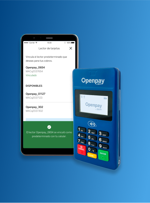 Vincula tu lector Openpay Mini